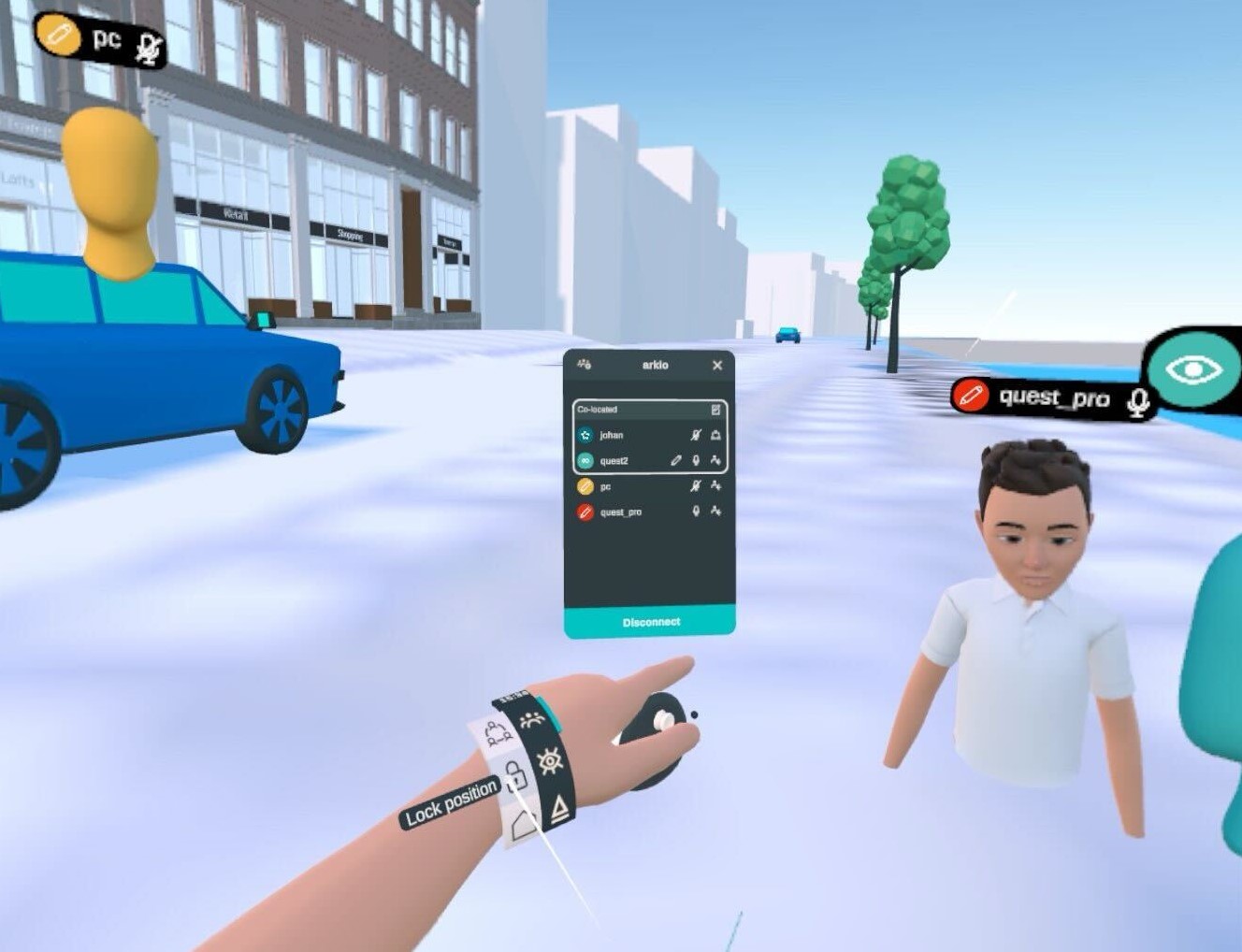 Colocated mixed reality – Arkio