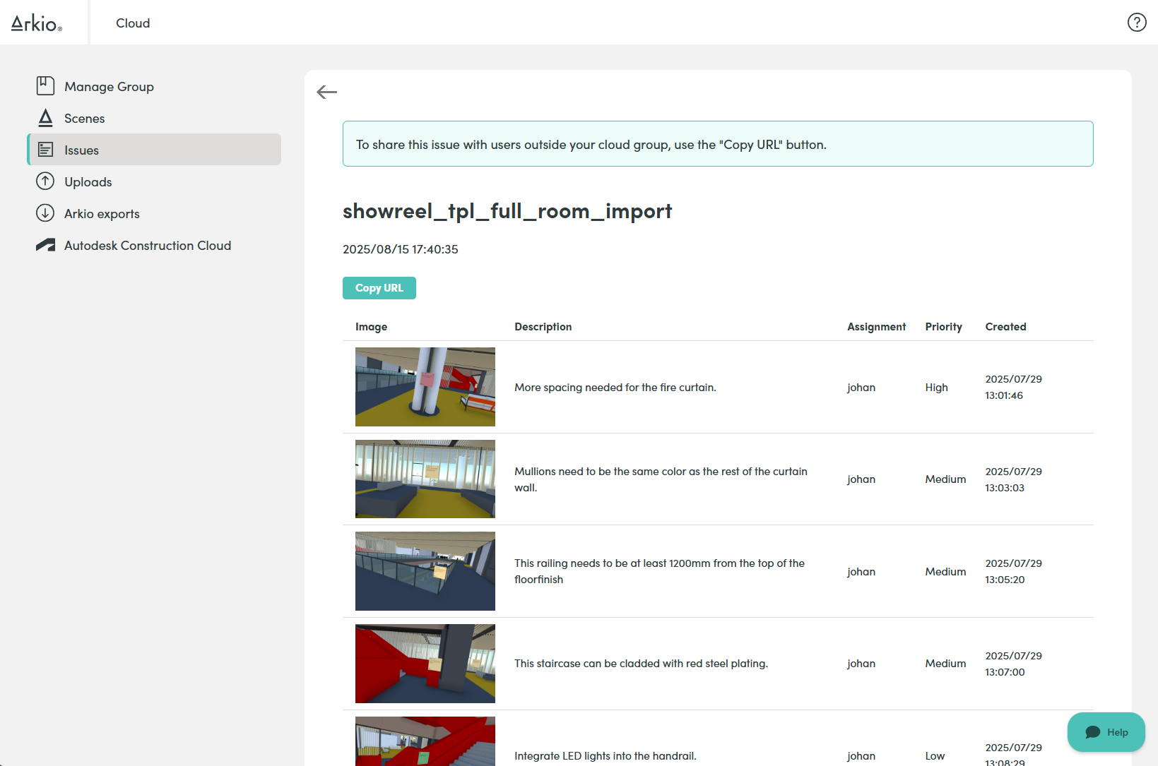 Arkio Cloud portal – Arkio